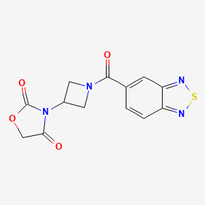 3-(1-(Benzo[c][1,2,5]thiadiazole-5-carbonyl)azetidin-3-yl)oxazolidine-2 ...