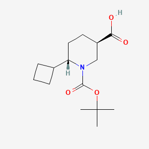 (3R,6S)-6-Cyclobutyl-1-[(2-methylpropan-2-yl)oxycarbonyl]piperidine-3 ...