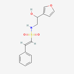 (E)-N-(2-(furan-3-yl)-2-hydroxyethyl)-2-phenylethenesulfonamide ...