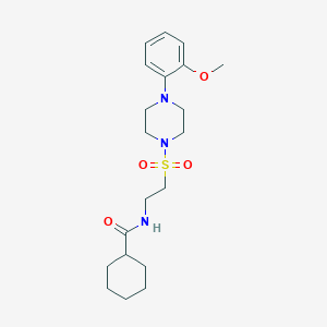 N-(2-((4-(2-methoxyphenyl)piperazin-1-yl)sulfonyl)ethyl ...