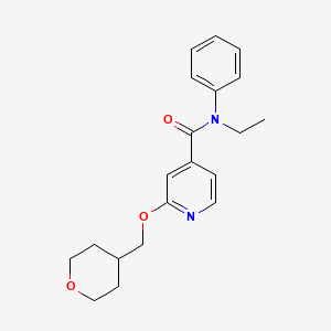 N-ethyl-N-phenyl-2-((tetrahydro-2H-pyran-4-yl)methoxy)isonicotinamide ...