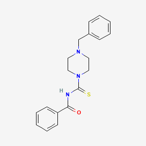 N-(4-benzylpiperazine-1-carbothioyl)benzamide | S2996071 | smolecule