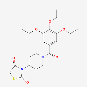 3-(1-(3,4,5-Triethoxybenzoyl)piperidin-4-yl)thiazolidine-2,4-dione ...