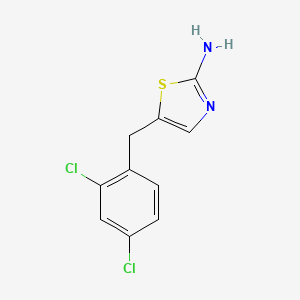 5-(2,4-Dichloro-benzyl)-thiazol-2-ylamine | S3010416 | smolecule
