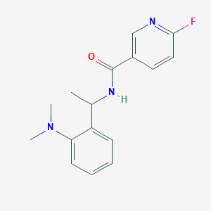 N-{1-[2-(dimethylamino)phenyl]ethyl}-6-fluoropyridine-3-carboxamide ...