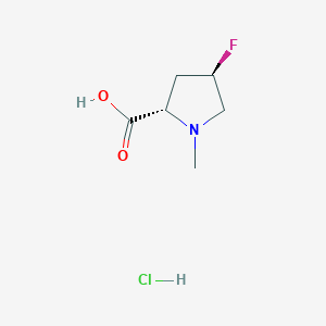 (2S,4R)-4-fluoro-1-methylpyrrolidine-2-carboxylic acid hydrochloride ...