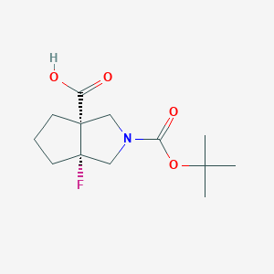 (3Ar,6aS)-3a-fluoro-2-[(2-methylpropan-2-yl)oxycarbonyl]-3,4,5,6 ...