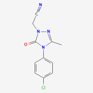 2-[4-(4-chlorophenyl)-3-methyl-5-oxo-4,5-dihydro-1H-1,2,4-triazol-1-yl ...