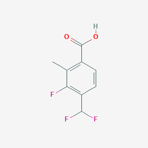 4-(Difluoromethyl)-3-fluoro-2-methylbenzoic acid | S3023536 | smolecule