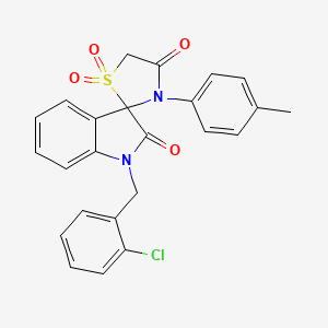 1-[(2-Chlorophenyl)methyl]-3'-(4-methylphenyl)-1,2-dihydrospiro[indole ...