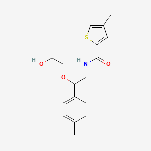 N-(2-(2-hydroxyethoxy)-2-(p-tolyl)ethyl)-4-methylthiophene-2 ...