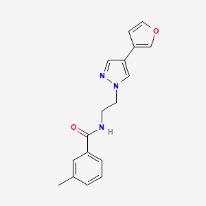 N-(2-(4-(furan-3-yl)-1H-pyrazol-1-yl)ethyl)-3-methylbenzamide ...