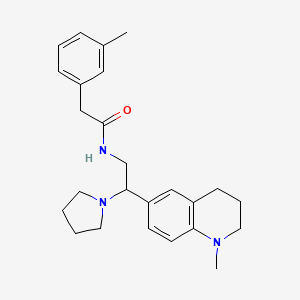 N-(2-(1-methyl-1,2,3,4-tetrahydroquinolin-6-yl)-2-(pyrrolidin-1-yl ...