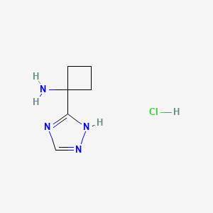 1-(4H-1,2,4-triazol-3-yl)cyclobutan-1-amine hydrochloride | S3035766 ...