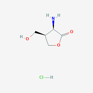 (3R,4R)-3-Amino-4-(hydroxymethyl)oxolan-2-one;hydrochloride | S3037461 ...