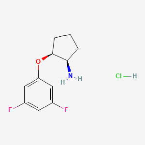 Rac-(1R,2S)-2-(3,5-difluorophenoxy)cyclopentan-1-amine hydrochloride ...