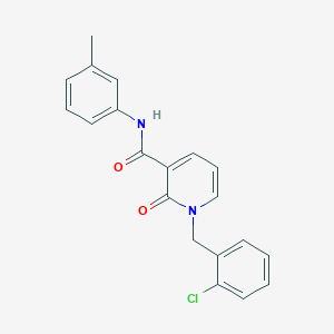 1-(2-chlorobenzyl)-2-oxo-N-(m-tolyl)-1,2-dihydropyridine-3-carboxamide ...