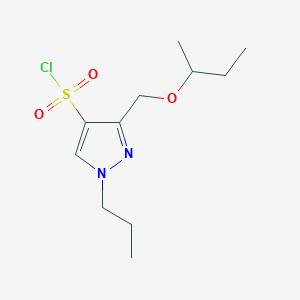 3-(sec-butoxymethyl)-1-propyl-1H-pyrazole-4-sulfonyl chloride ...