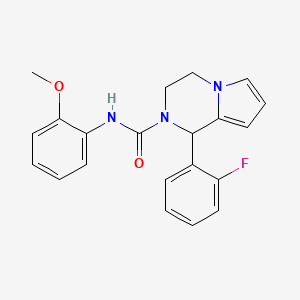 1-(2-fluorophenyl)-N-(2-methoxyphenyl)-3,4-dihydro-1H-pyrrolo[1,2-a ...
