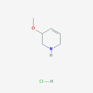 3-Methoxy-1,2,3,6-tetrahydropyridine;hydrochloride | S3080532 | smolecule