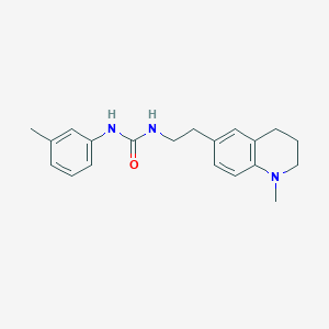 1-(2-(1-Methyl-1,2,3,4-tetrahydroquinolin-6-yl)ethyl)-3-(m-tolyl)urea ...