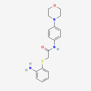 2-[(2-aminophenyl)sulfanyl]-N-(4-morpholinophenyl)acetamide | S3114892 ...