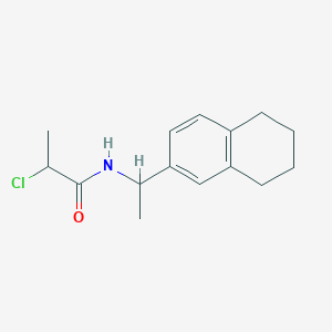 2-chloro-N-[1-(5,6,7,8-tetrahydronaphthalen-2-yl)ethyl]propanamide ...