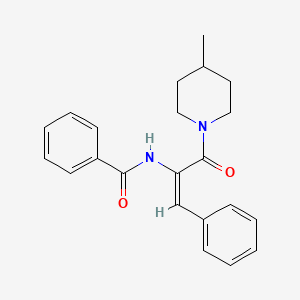 N-[1-(4-Methyl-piperidine-1-carbonyl)-2-phenyl-vinyl]-benzamide ...