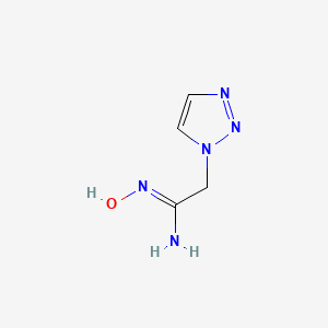 N-Hydroxy-2-(1H-1,2,3-triazol-1-yl)acetimidamide | S3265910 | smolecule