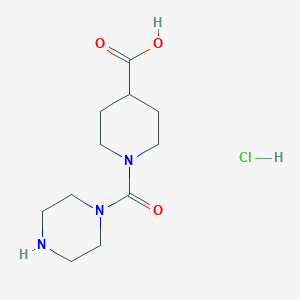 1-(Piperazine-1-carbonyl)piperidine-4-carboxylic acid hydrochloride ...