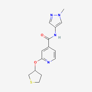N-(1-methyl-1H-pyrazol-4-yl)-2-((tetrahydrothiophen-3-yl)oxy ...
