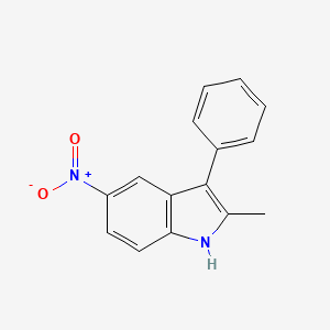 2-methyl-5-nitro-3-phenyl-1H-indole | S3330337 | smolecule