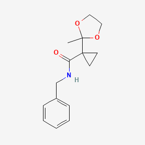 N-Benzyl-1-(2-methyl-1,3-dioxolan-2-yl)cyclopropane-1-carboxamide ...