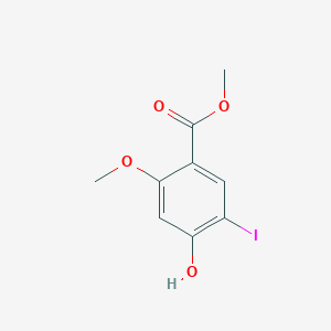 Methyl 4-hydroxy-5-iodo-2-methoxybenzoate | S3471909 | smolecule