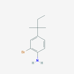 2-Bromo-4-(tert-pentyl)aniline | S3536800 | smolecule
