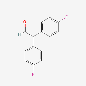 2,2-Bis(4-fluorophenyl)acetaldehyde | S3537955 | smolecule