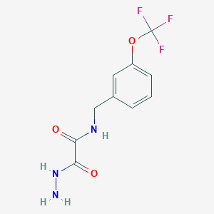 2-Hydrazineyl-2-oxo-N-(3-(trifluoromethoxy)benzyl)acetamide | S534708 ...