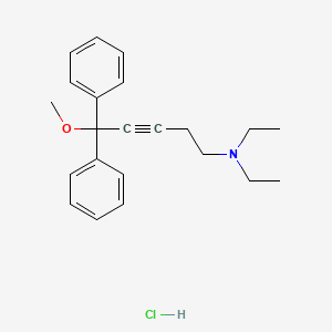 N,N-diethyl-5-methoxy-5,5-diphenyl-3-pentyn-1-amine hydrochloride ...