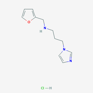 (Furan-2-ylmethyl)[3-(1H-imidazol-1-yl)propyl]amine hydrochloride ...