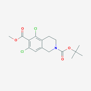 Methyl 2-Boc-5,7-dichloro-1,2,3,4-tetrahydroisoquinoline-6-carboxylate ...