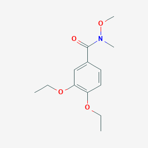 3,4-Diethoxy-N-methoxy-N-methylbenzamide | S6628016 | smolecule