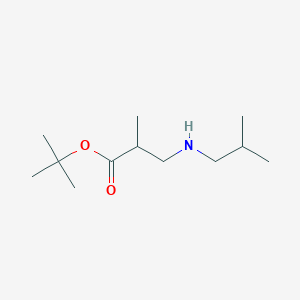tert-Butyl 2-methyl-3-[(2-methylpropyl)amino]propanoate | S6628389 ...