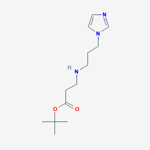 tert-Butyl 3-{[3-(1H-imidazol-1-yl)propyl]amino}propanoate | S6628511 ...