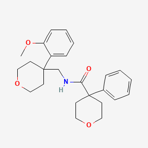 N-{[4-(2-methoxyphenyl)oxan-4-yl]methyl}-4-phenyloxane-4-carboxamide ...