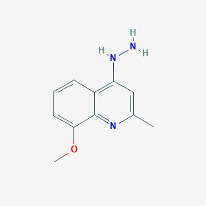 4-Hydrazino-8-methoxy-2-methylquinoline | S776058 | smolecule