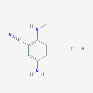 5-Amino-2-(methylamino)benzonitrile hydrochloride | S813012 | smolecule