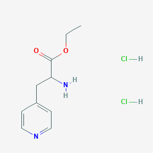 Ethyl 2-amino-3-(pyridin-4-yl)propanoate dihydrochloride | S815158 ...