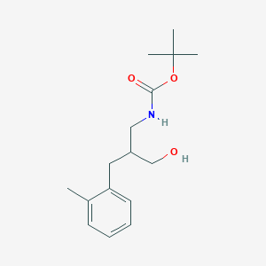tert-butyl N-{3-hydroxy-2-[(2-methylphenyl)methyl]propyl}carbamate ...