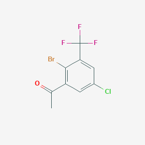 2'-Bromo-5'-chloro-3'-(trifluoromethyl)acetophenone | S853182 | smolecule