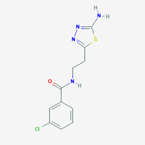 N-[2-(5-amino-1,3,4-thiadiazol-2-yl)ethyl]-3-chlorobenzamide | S888234 ...